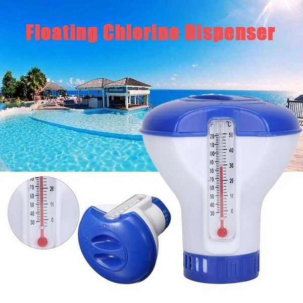 Swimming Pool Spa Chemical Floater Floating Chlorine Dispenser ...