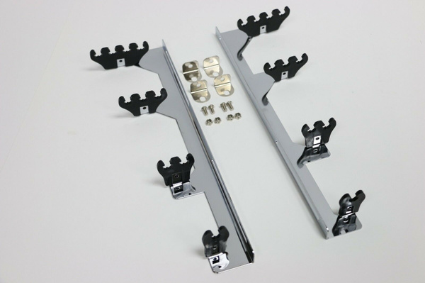 Linear Spark Plug Wire Separators Divider Loom Black Valve Cover SBC ...