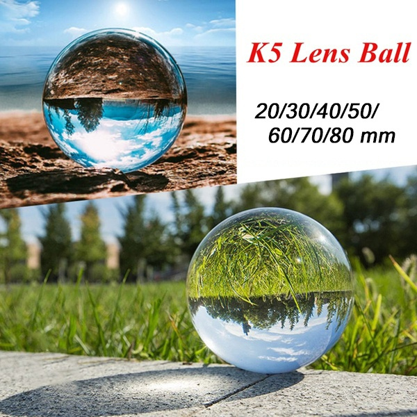 20-80mm Photography Glass Crystal Ball Sphere Photography Photo ...