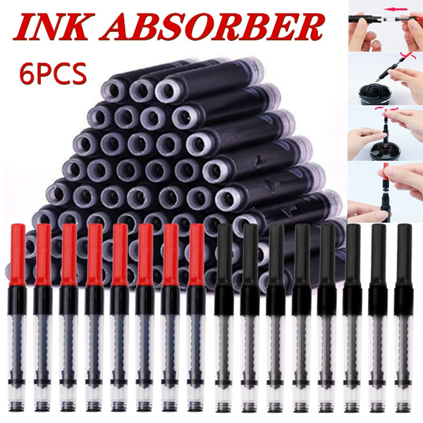 6 X Universal fountain pen ink converter standard push piston fill ink ...