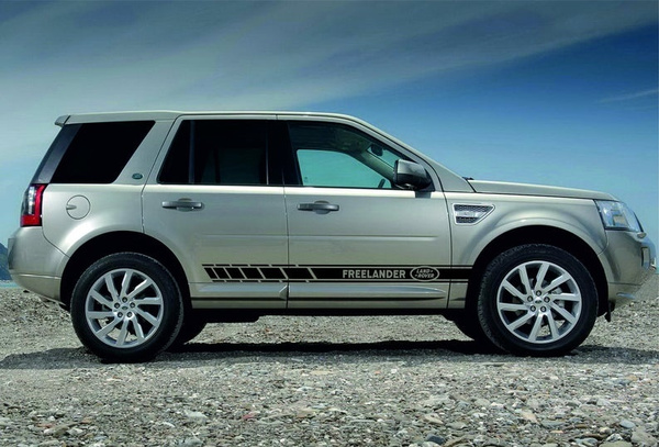 LAND ROVER FREELANDER - 2pcs Racing Stripes graphics quality vinyl body ...