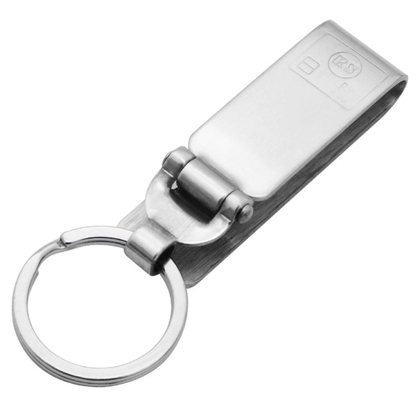 Anti-Lost Heavy Duty Stainless Steel Belt Keyring Key Holder Key-Clip ...