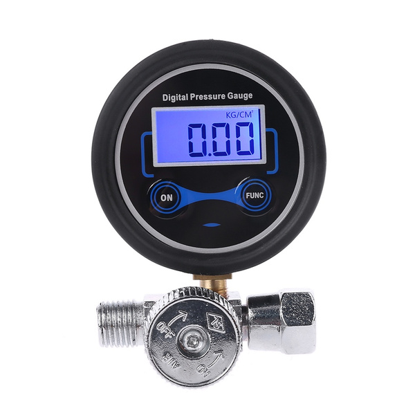 Digital 1/4" 200PSI Air Pressure Regulator Gauge Control Valve for ...