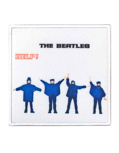 The Beatles Patch Help Album Cover new White embroidered Iron on 8.5x8 ...
