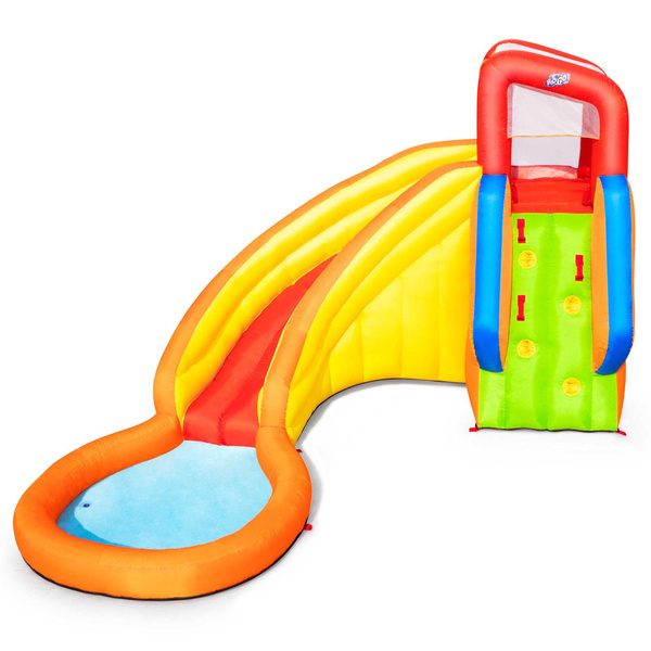 H2OGO! Splash Tower Kids Inflatable Outdoor Mega Water Slide Splash ...