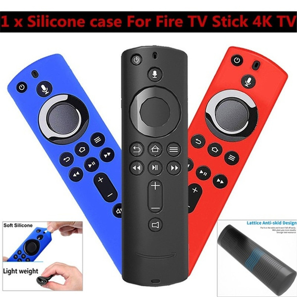 Remote Silicone Case Protective Cover Skin for Fire TV Stick 4K TV ...