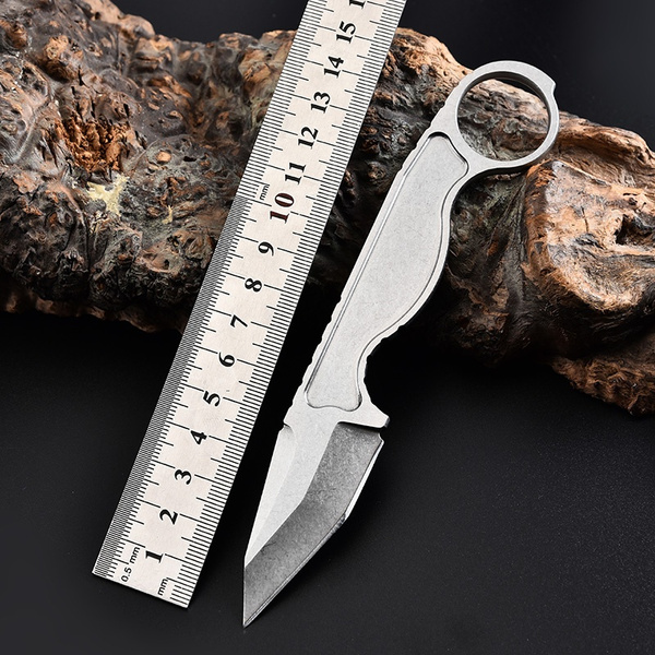 Trskt utility kn Knives Neck Knife Tactical Camping Tool 440c Survival ...