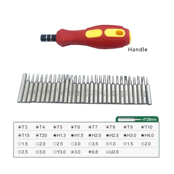31-in-1 Miniature Precision Specialty Electronics Screwdriver Set Micro ...