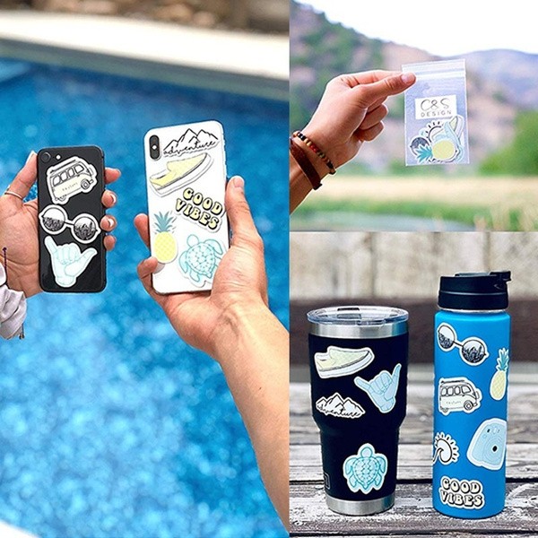 10pcs/set Stickers For Water Bottles Cute Waterproof Perfect For Laptop ...