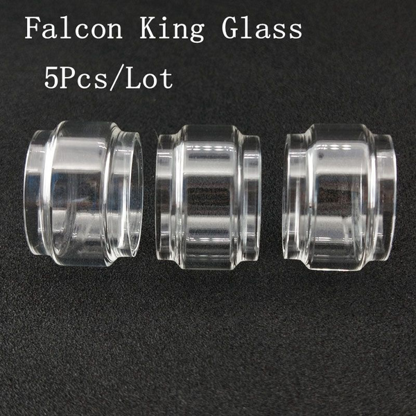 5pcs/lot Falcon King Sub Ohm Tank 6ml Glass Extended Tube Fat Boy ...