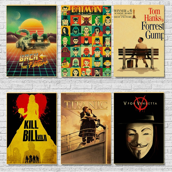 Classic Movie Vintage Poster Drive/Pulp Fiction/Kill Bill/Reservoir ...