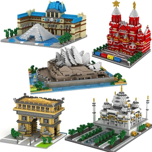 2000pcs YZ World Famous Architecture Buildings Diamond Tiny Blocks ...