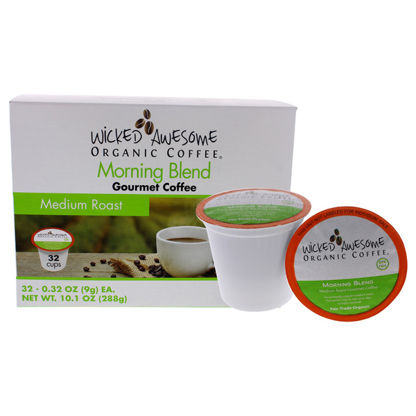 Wicked Awesome Organic Morning Blend Gourmet Coffee by Bostons Best for ...