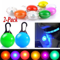 2 Pcs Pet Dog LED Glowing Pendant Chic LED Flashing Safety LED Clip ...