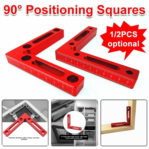 1/2pcs Degree Positioning Squares Aluminium Alloy Right Angle Clamps ... 1/2pcs Degree Positioning Squares Aluminium Alloy Right Angle Clamps ...