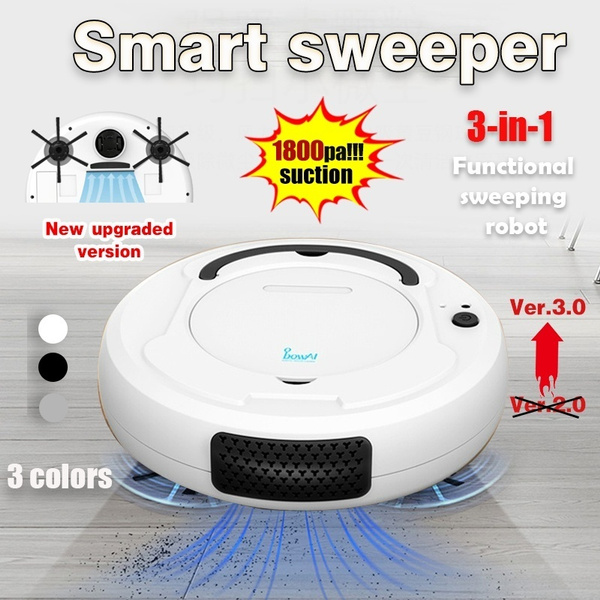2020 New 3-in-1 High suction automatic sweeping machine Household ...