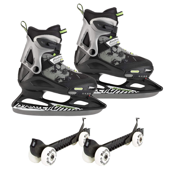 Rollerblade Bladerunner Micro Ice Skates, Small, and Skate Guard ...