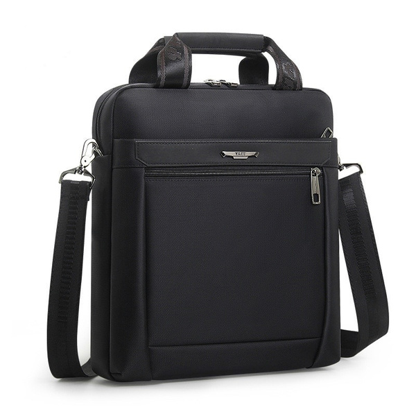 Men Small Briefcase Vertical Document Pack Men's Single Shoulder 12 ...