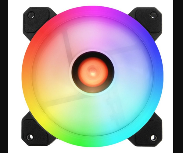 New Computer Chassis Computer RGB Cooling Fan Tuning LED 120mm Radiator ...