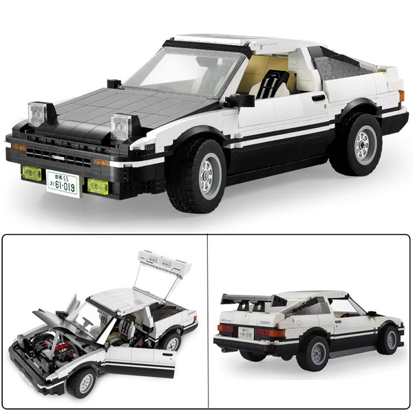 NEW C61019 AE86 Super Sports Car Racing MOC Car Building Block Bricks ...
