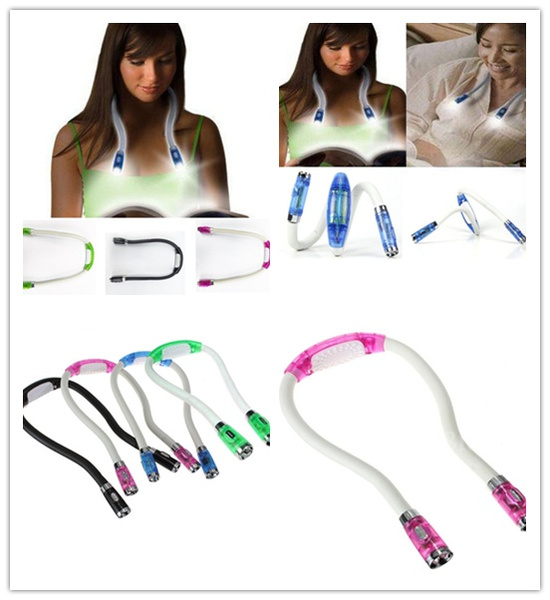 Portable Hug Light Hands Free LED Flexible Lamp Arm Flexible Book ...