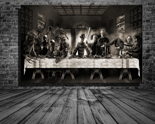 The Last Supper, Das Letzte Abendmahl,Dark Evil Horror Spooky Creepy ...