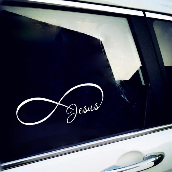 Infinity Jesus Symbol Decal Funny Auto Car Hoods Trunk Thriller Rear ...