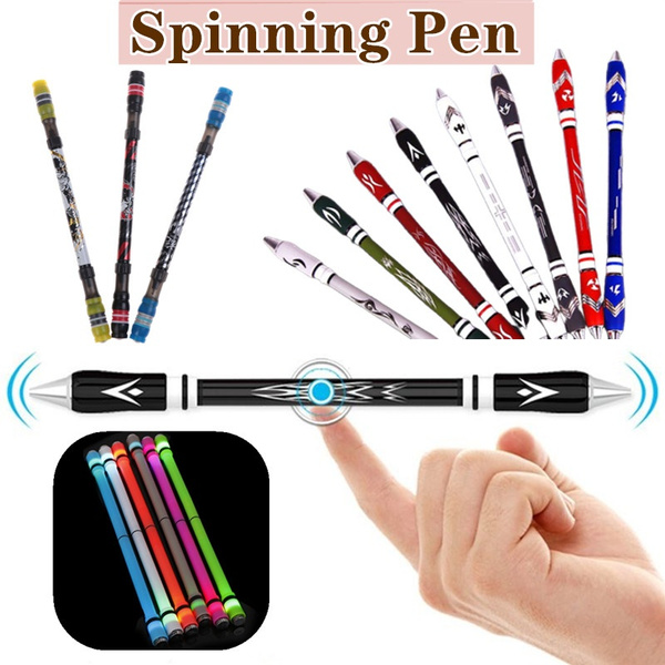 1pc Creative Flash Spinning Pen Rotating Gaming Gel Pens for Student ...