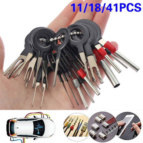 41/18/11Pcs Car Terminal Removal Tool Wire Plug Connector Extractor ...