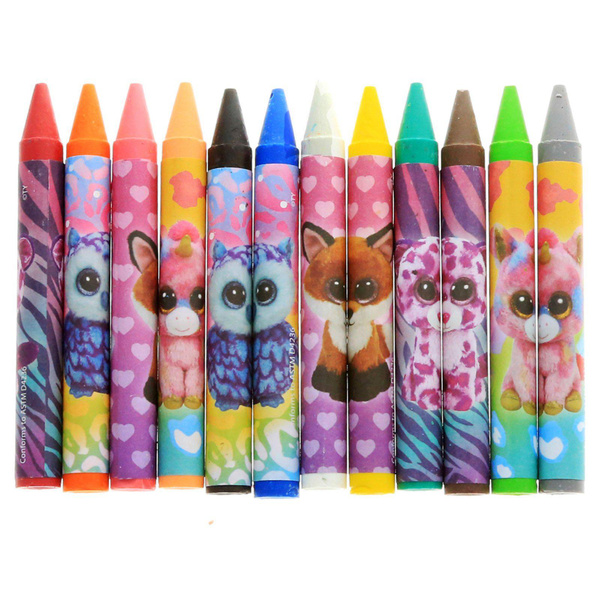 TY Beanie Boos 12 Pack Jumbo Crayons Set | Wish