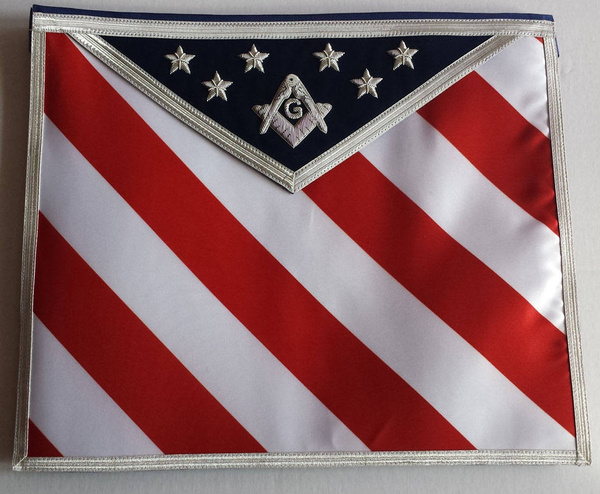 Masonic Regalia Hand Embroidered U.S Master Mason Apron with G logo | Wish
