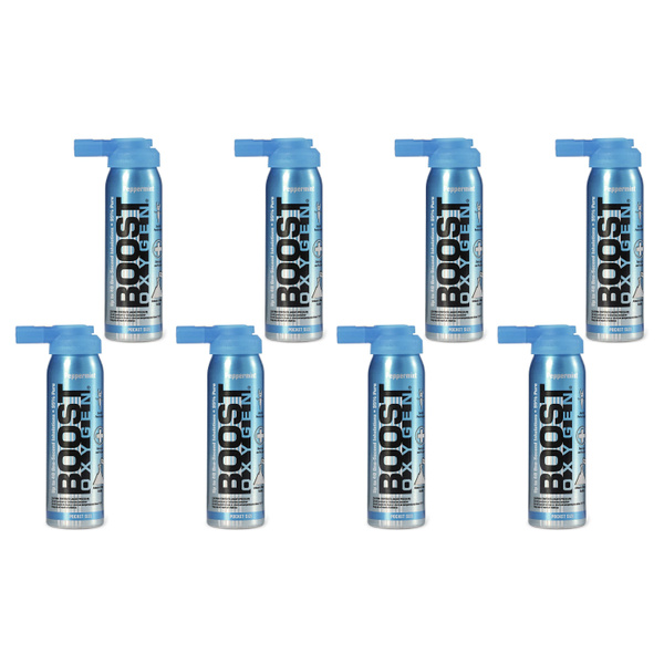 Boost Oxygen Canned 2-Liter Natural Oxygen Canister, Peppermint (8 Pack ...