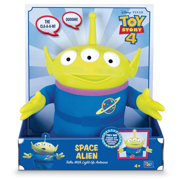 Disney Pixar Toy Story 4 Talking Space Alien Toy with Light-Up Antenna ...