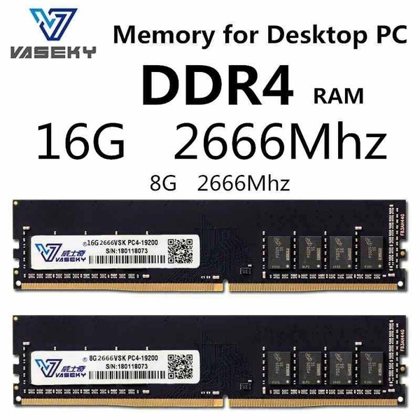 Vaseky DDR4 RAM 16G 8G 2666MHz Memory for Desktop Computer | Wish