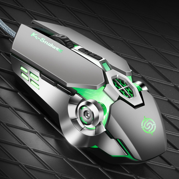 Ergonomic Wired Gaming Mouse 7 Button Macro 4000 DPI LED USB Computer ... Ergonomic Wired Gaming Mouse 7 Button Macro 4000 DPI LED USB Computer ...