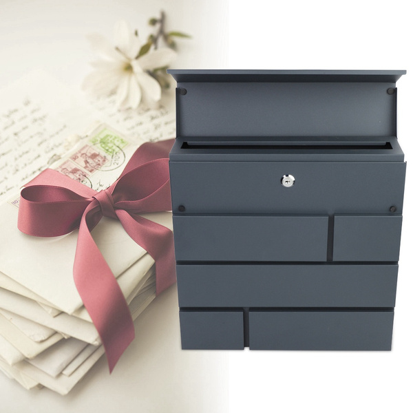 Metal Wall Mount Mailbox With 2 Keys | Wish