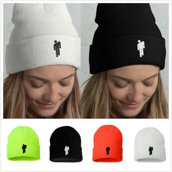 Billie Eilish Cap Blohsh Cotton Casual Beanies For Men Women Knitted Winter Spring Hat Solid Hip ...