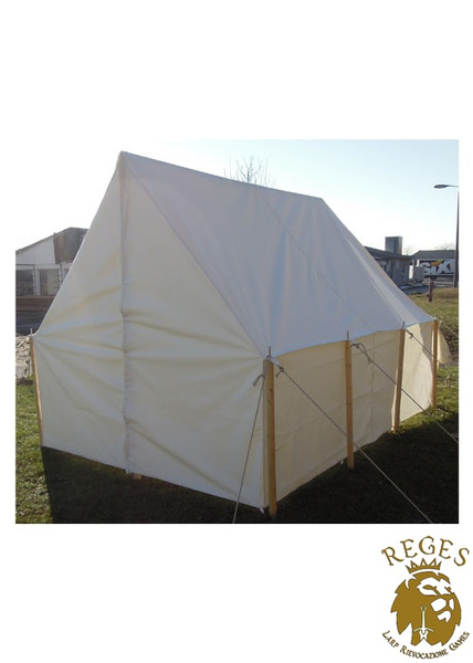 Historical Army Tent Wall 4.50 x 3 m Burgund Knight LARP Reenactment ...