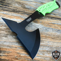 9" ZOMBIE SURVIVAL TOMAHAWK THROWING AXE BATTLE Hatchet Knife Hunting ...