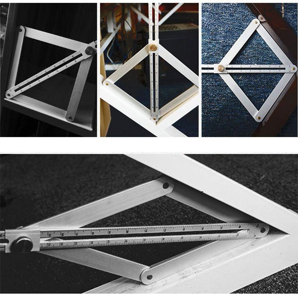 Bevel & Corner Protractor, Plastic Corner Angle Finder for Multi Angle ...