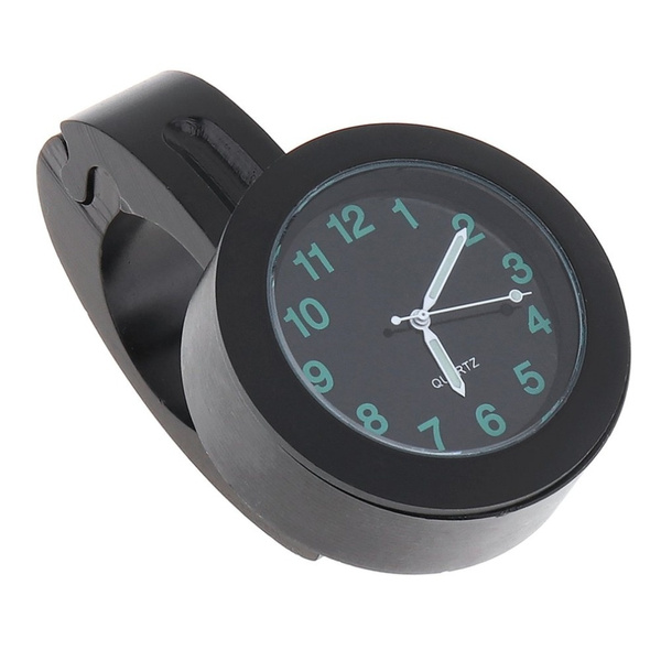 Universal Waterproof Bike Watch Grow In Dark Clock Motorcycle Alluminum ...