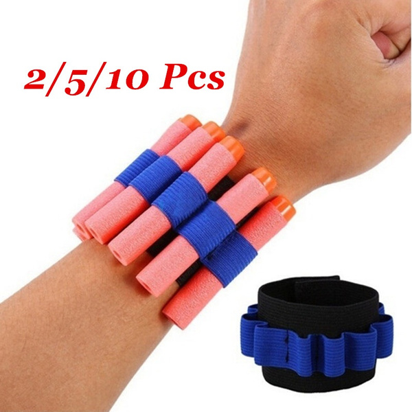 2/5/10 PCS Wrist Support Elastic Wrist Band Storage Soft Bullets For ...