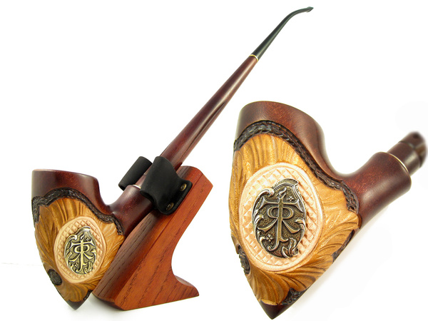 Fashion NEW Carved Pipe metal"JRR Tolkien" Churchwarden LOTR Smoking ...