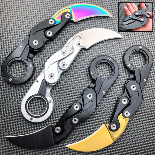 USA SELLER FAST SHIPPING Tactical Extended Folding Pocket Karambit ...