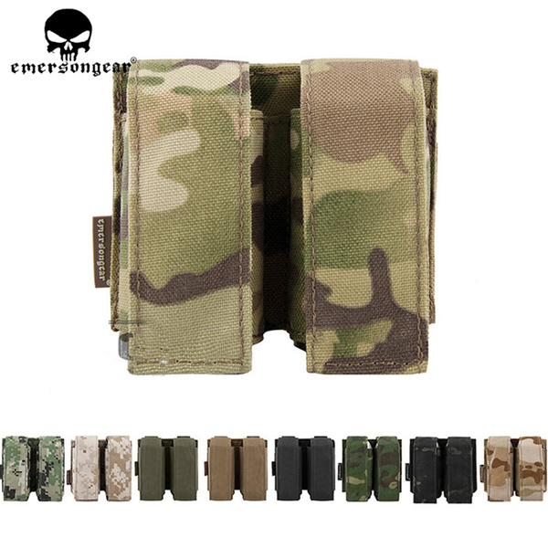 Emersongear Tactical MOLLE Double 40mm Grenade Pouch Emersongear 9mm ...