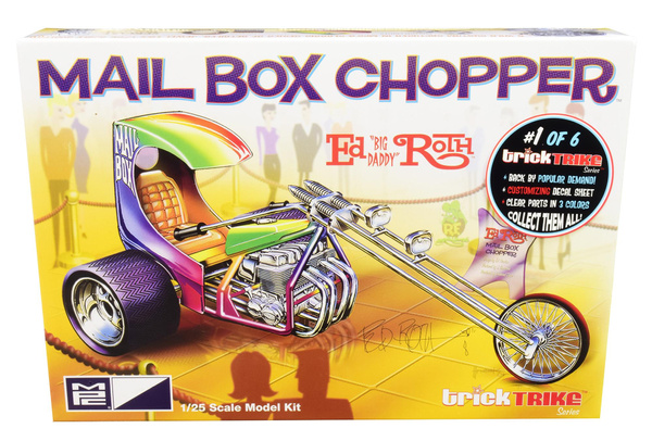 Skill 2 Model Kit Mail Box Chopper Trike (Ed "Big Daddy" Roth's) "Trick ...
