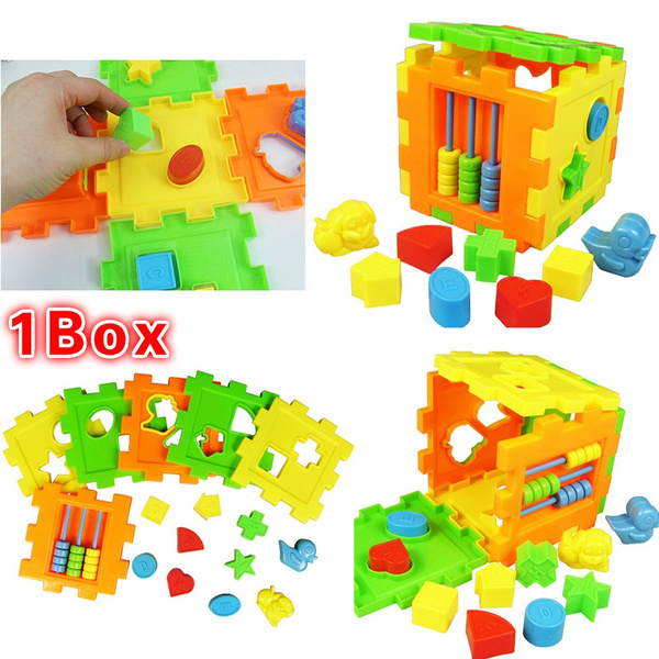 Baby Educational Toy Bricks Matching Blocks Intelligence Sorting Box | Wish