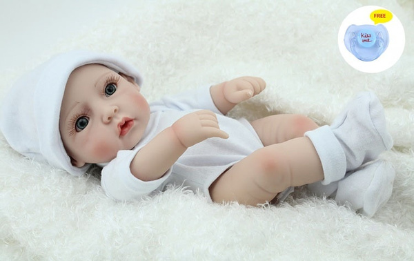 Handmade Real Looking Newborn Baby Vinyl Silicone Realistic Reborn ...