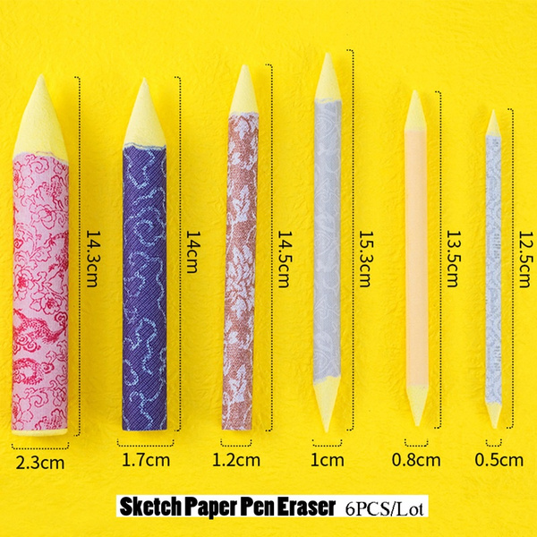 6pcs/Lot Sketch Art Drawing Pen Rice Paper Charcoal Drawing Pencil ...