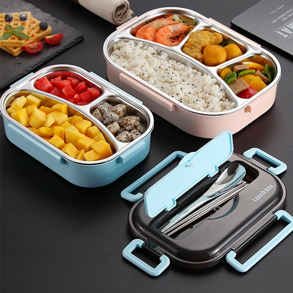 New Stainless Steel Lunch Box 2020 New Hot Japanese Style Compartment ...